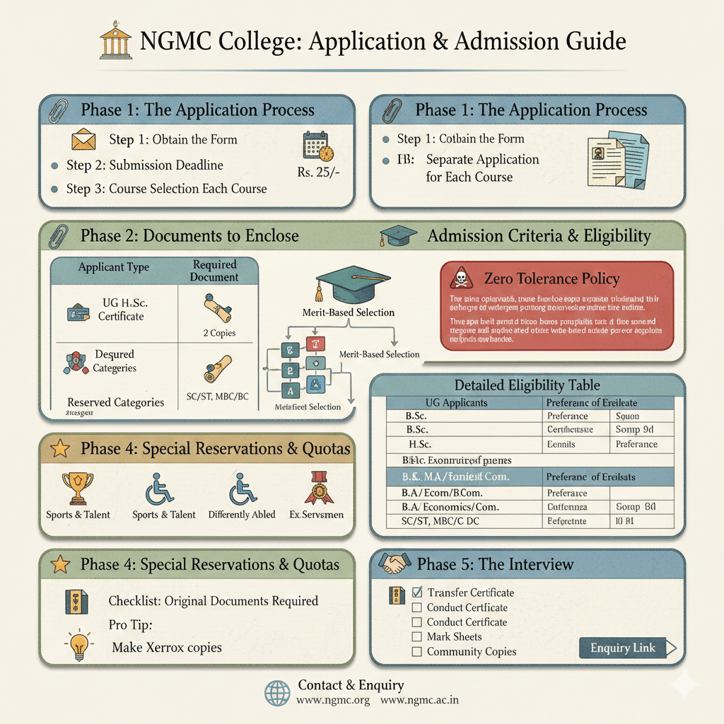 Admission Process - NGM COLLEGE